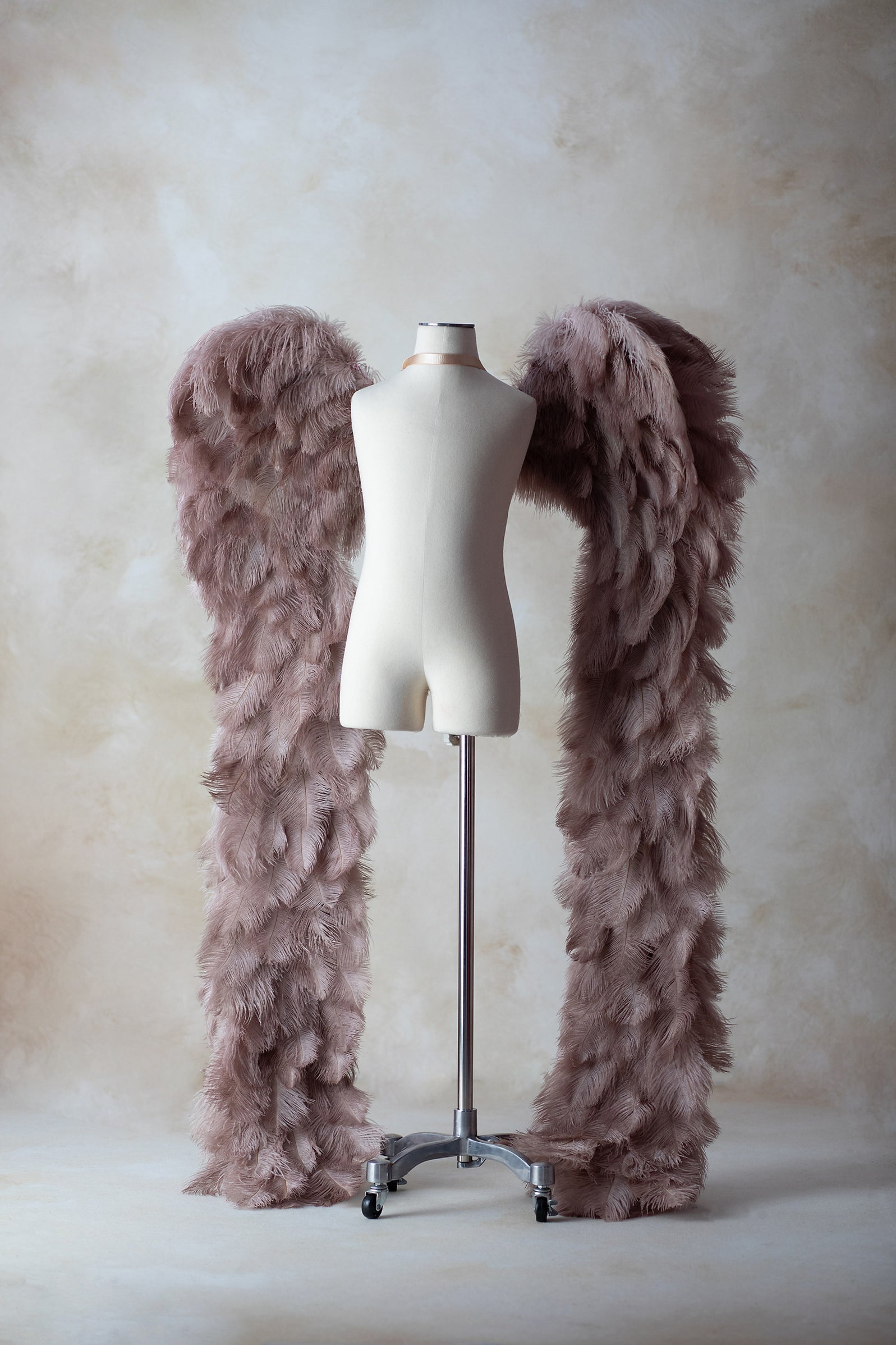 Kyndra Jade Rose Mauve Tween Angel Wings Ready to Ship