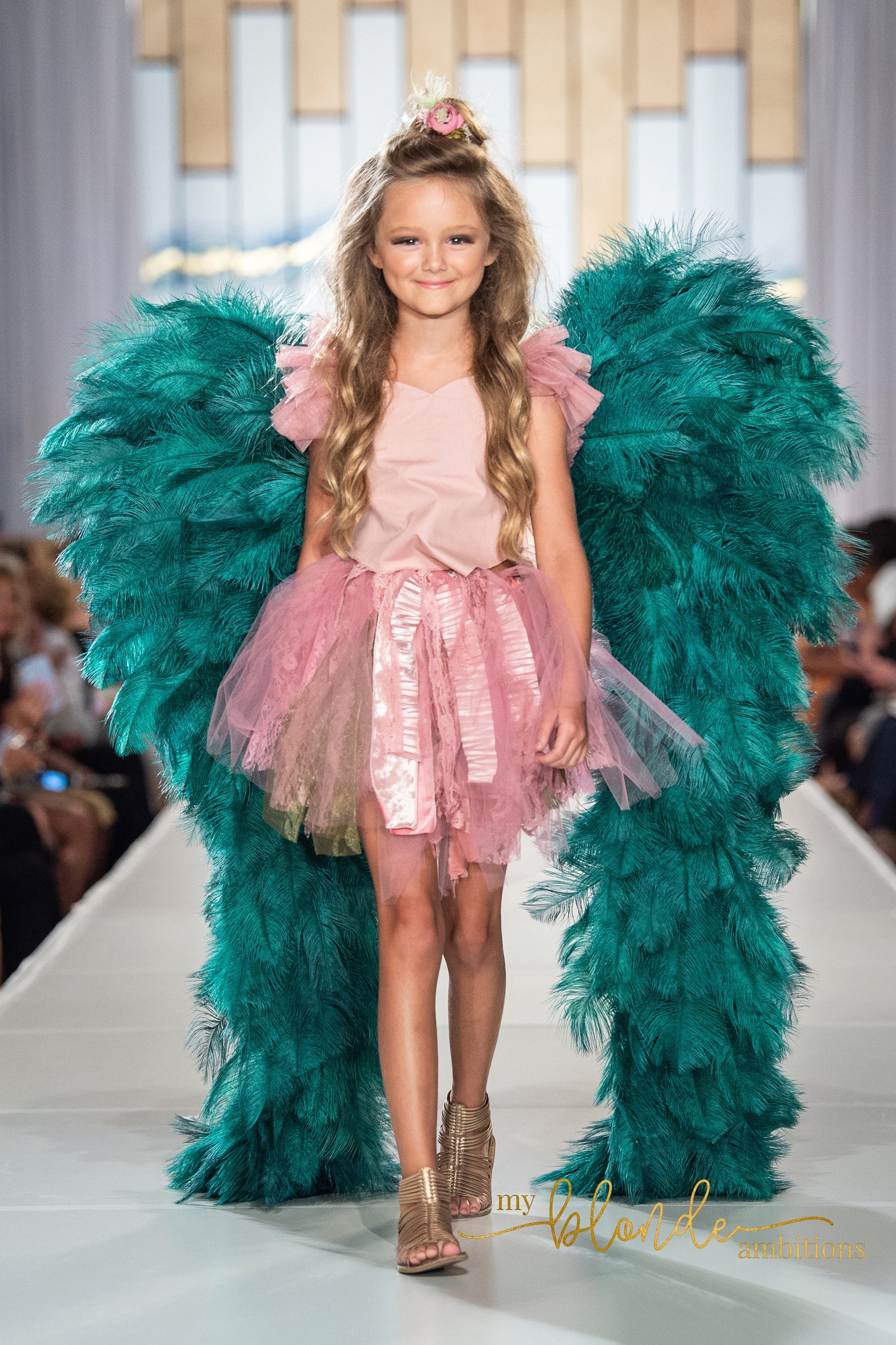 Moss Crush Tween Angel Wings Ready to Ship — Kyndra Jade
